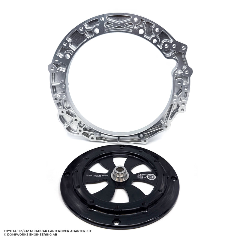 Toyota 1JZ/2JZ to Jaguar/Land Rover 8HP Adapter kit 4 Bolt Converters ...