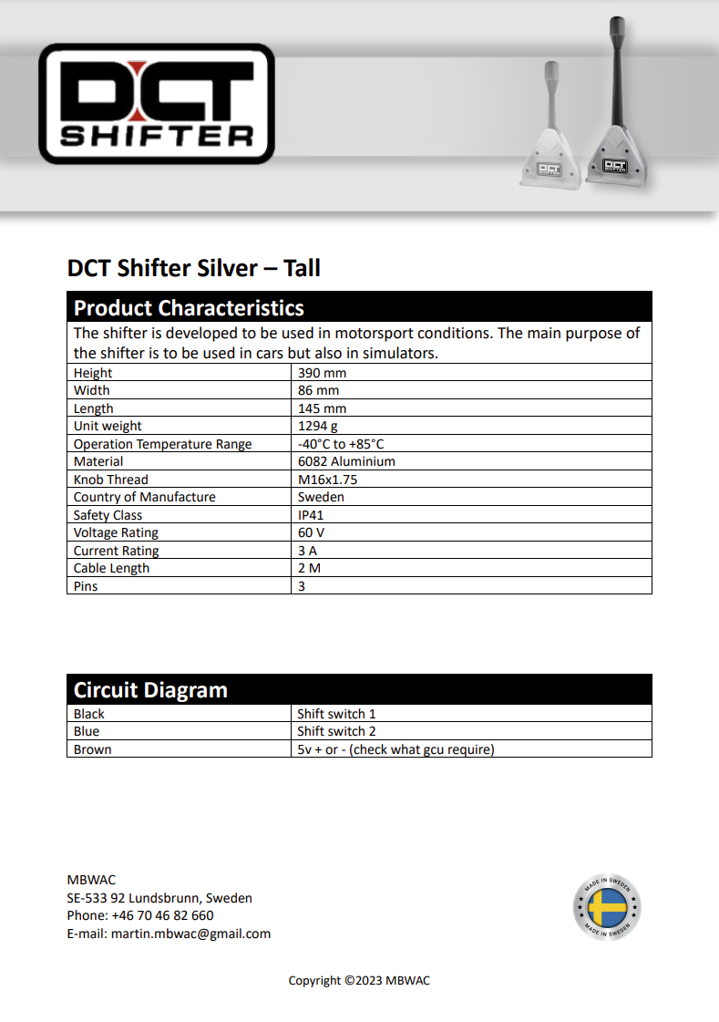 DCT Sequential Race Style Shifter For 8HP Swaps - DCT SHIFTER 390GT ...