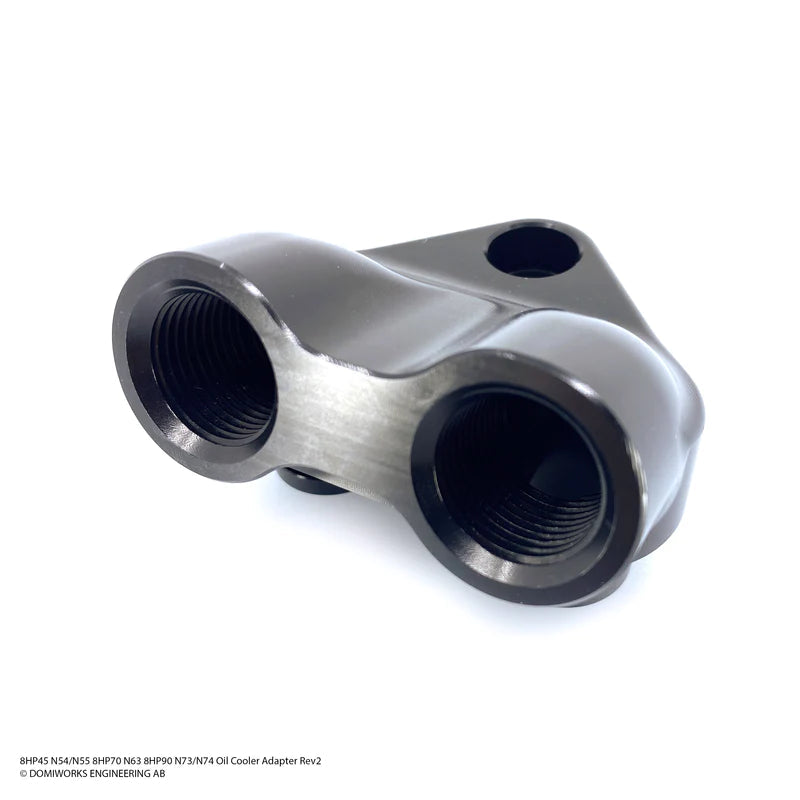 Domiworks 8HP Oil Cooler Adapter - BMW N57 8HP70 AND B58 8HP50 Transmi ...